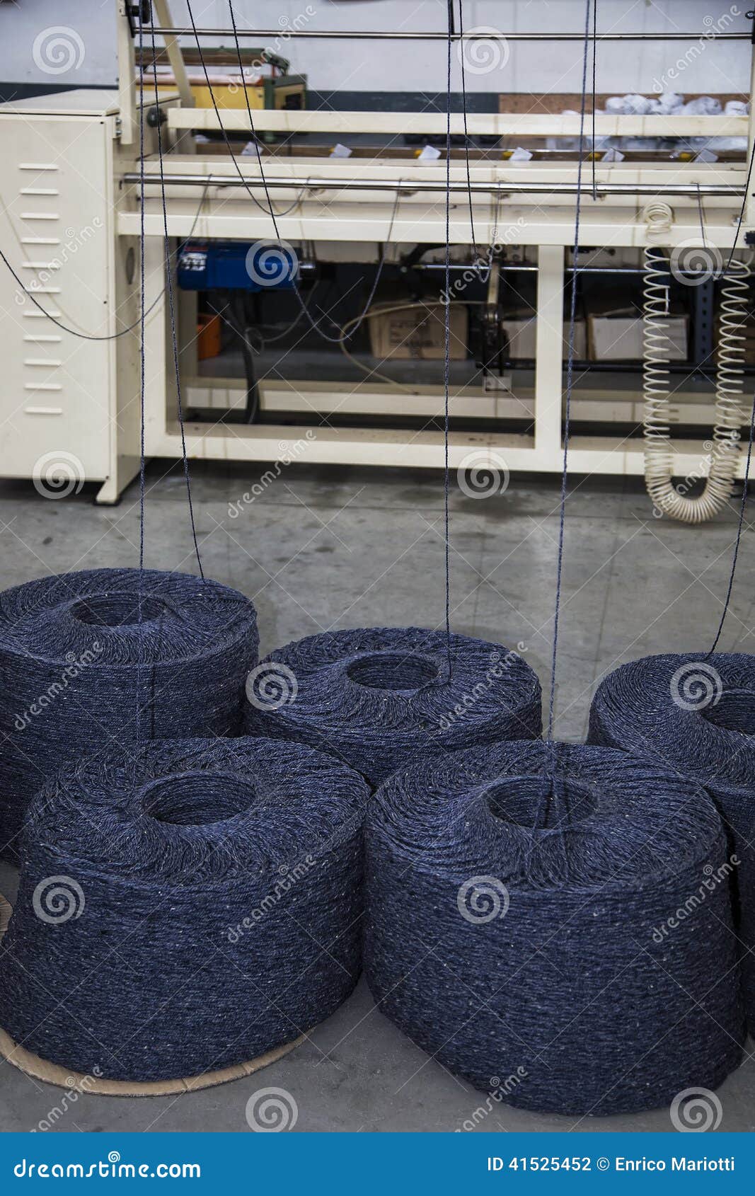 Italian Wool Processing Plant Stock Photo - Image of heavy ...