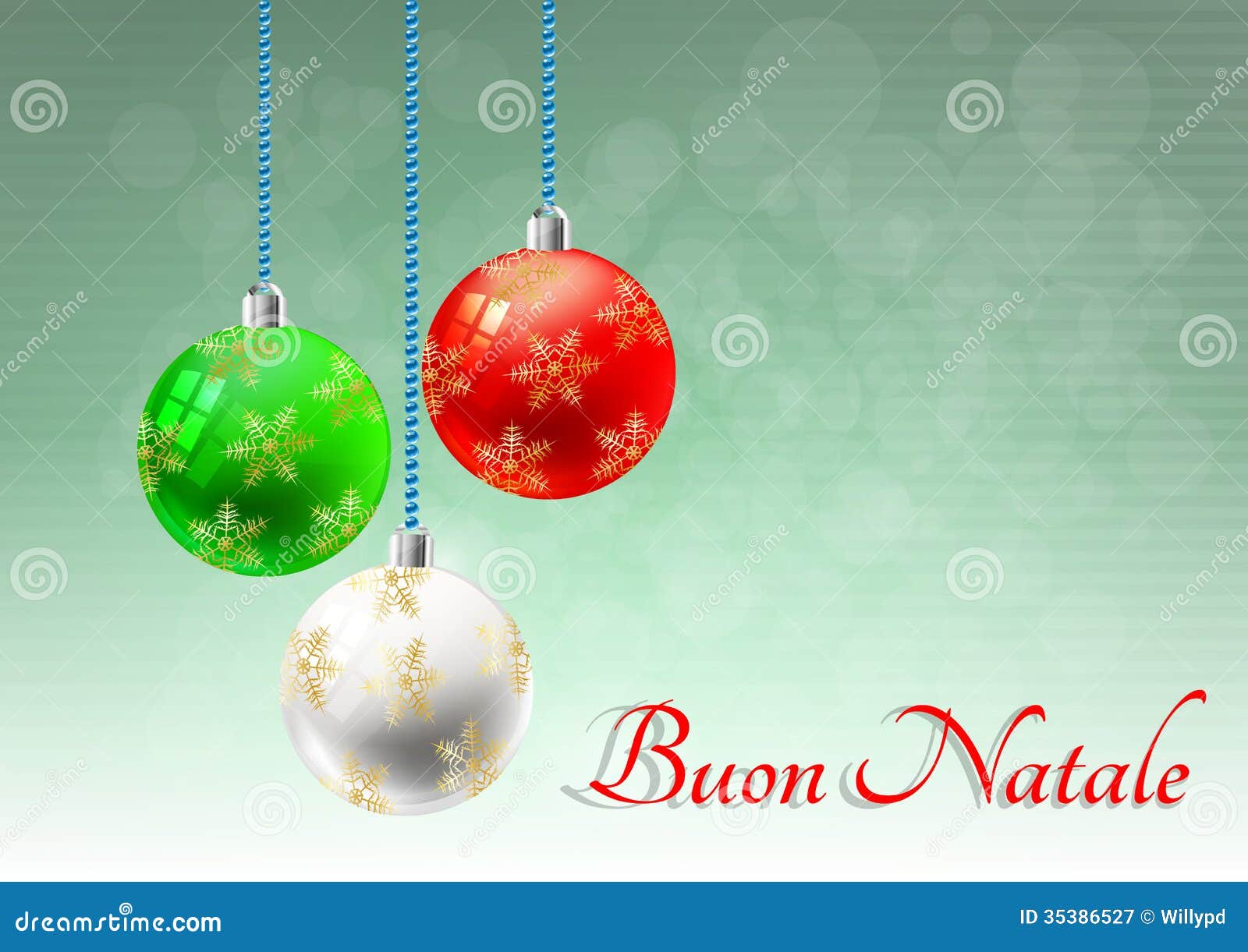 Italiano di natale illustrazione vettoriale. Illustrazione di sfondo ...