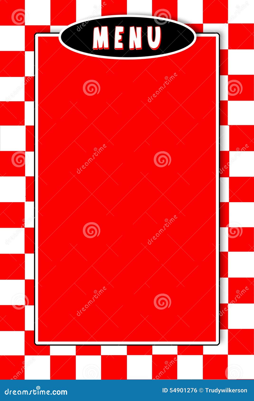 Italiano Menu Red White Checkerd Background Royalty-Free Stock Photo ...