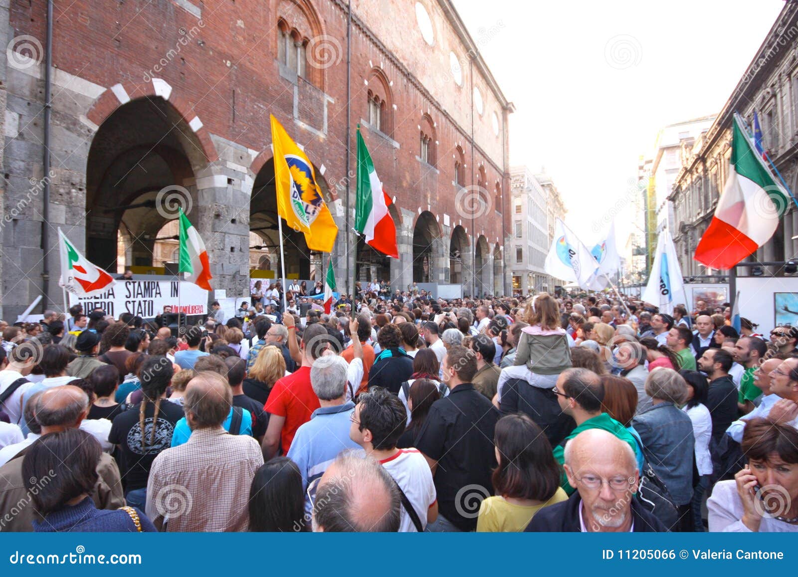 Italians Rally for Press Freedom Editorial Photo - Image of italians ...
