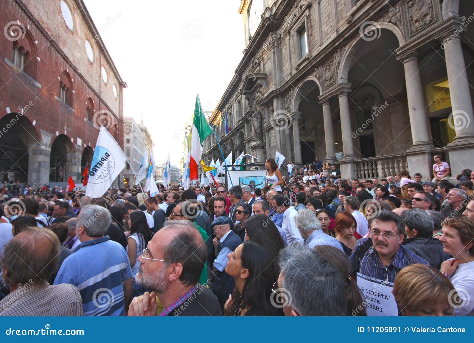 Italians Rally for Press Freedom Editorial Photo - Image of press ...