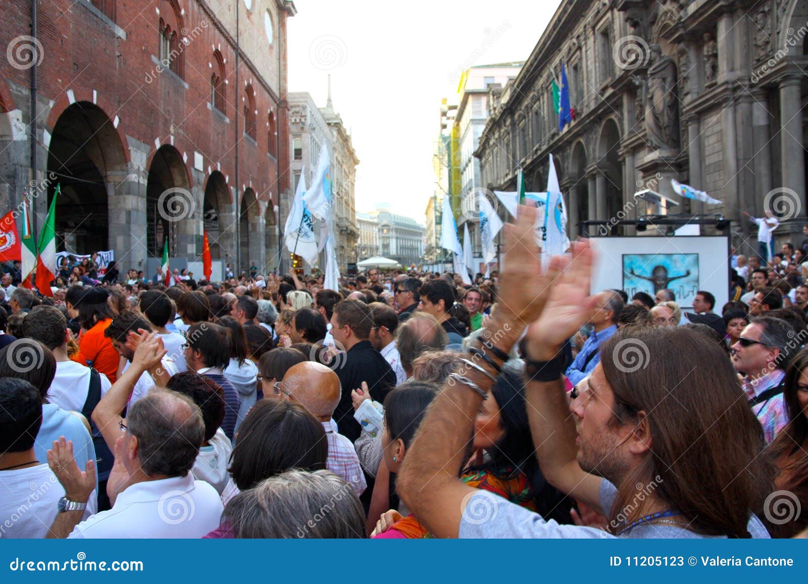Italians Rally for Press Freedom Editorial Stock Photo - Image of ...