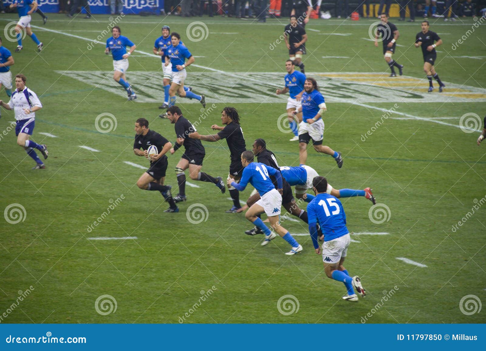 Italy - All Blacks editorial image. Image of flynn, goal - 11797850