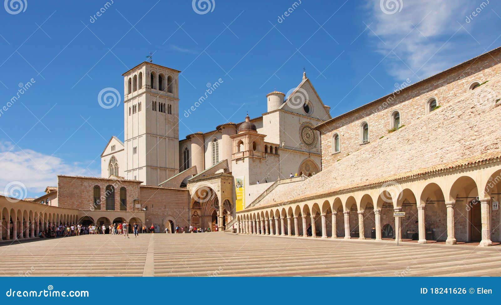 Italy, Basilica of San Francesco D Assisi Stock Photo - Image of ...