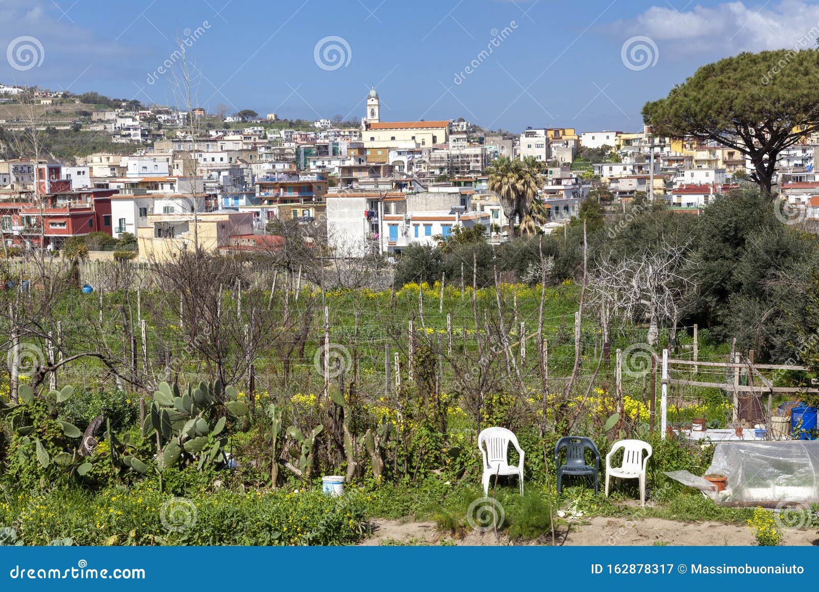 Italy, Campania, Bacoli stock image. Image of coastline - 162878317