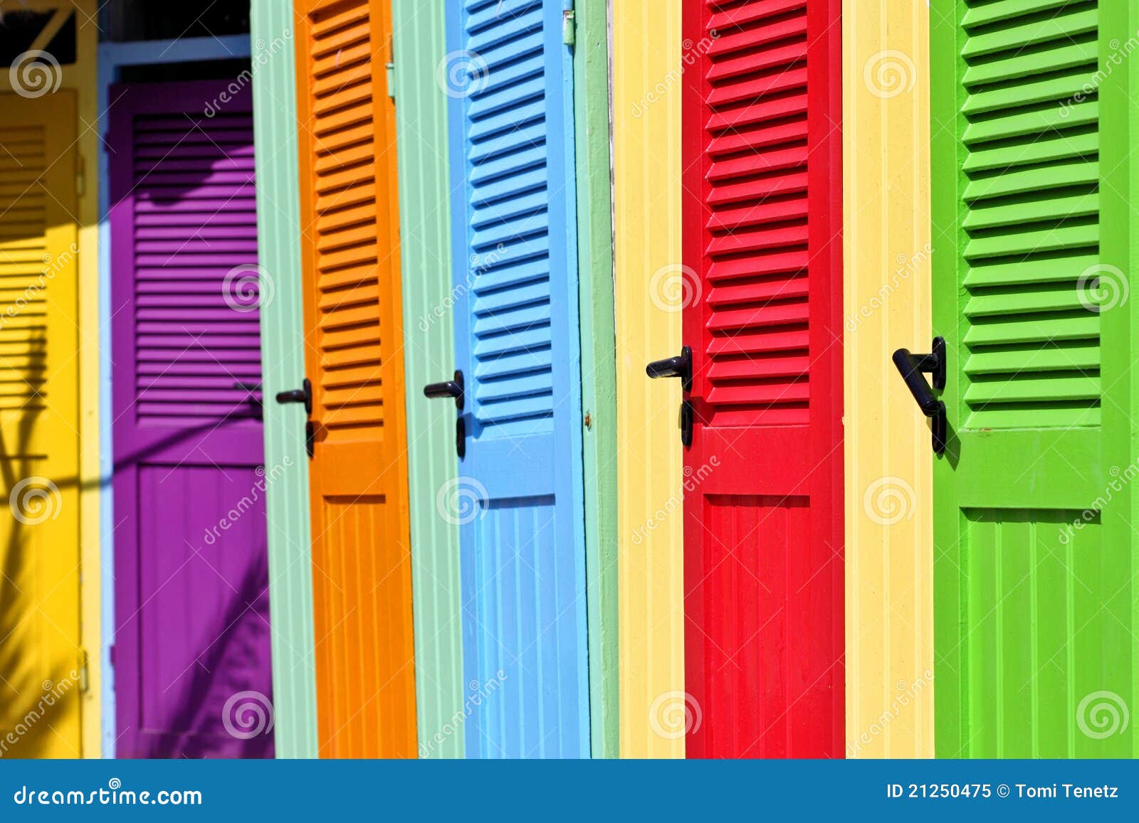 Colorful Changing Huts At St James Beach Royalty-Free Stock Photography ...