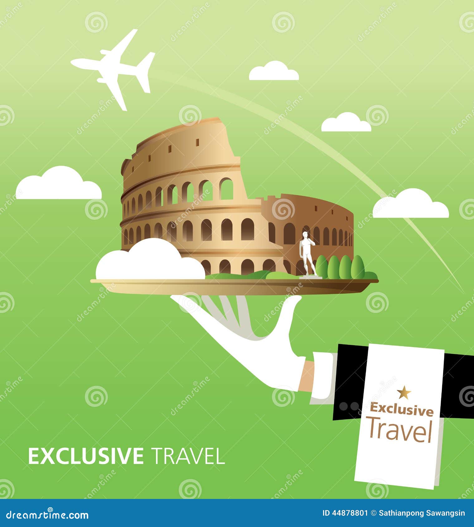 Italy destination stock vector. Illustration of illustrator - 44878801