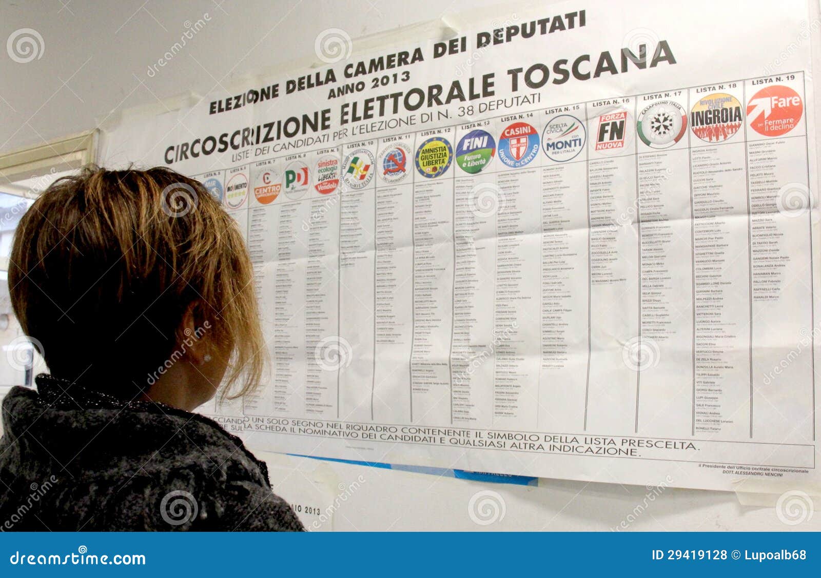 Italy elections ballots editorial stock photo. Image of editorial ...
