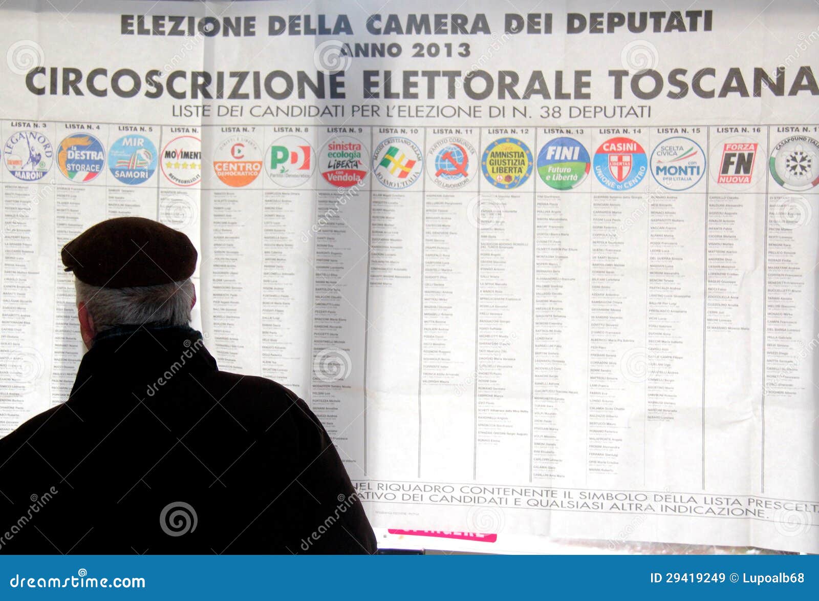 Italy elections ballots editorial stock image. Image of elections ...