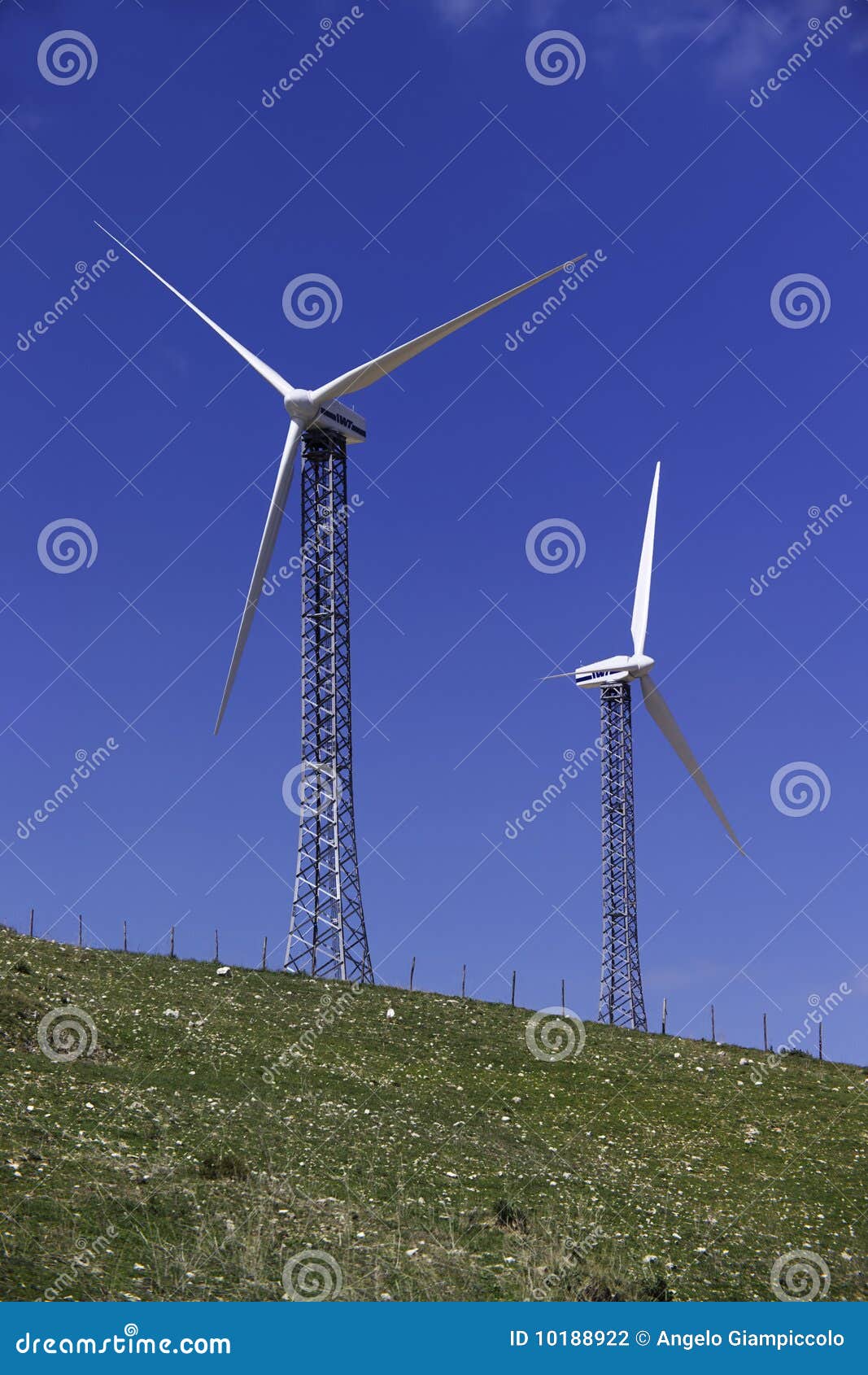 Italy, Eolic Energy Turbines Stock Photo - Image of aerogenerators ...