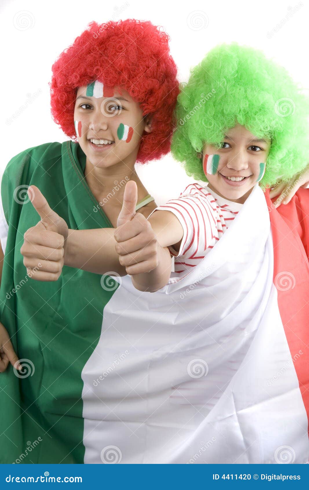 Italy fans stock photo. Image of italians, national, italia - 4411420