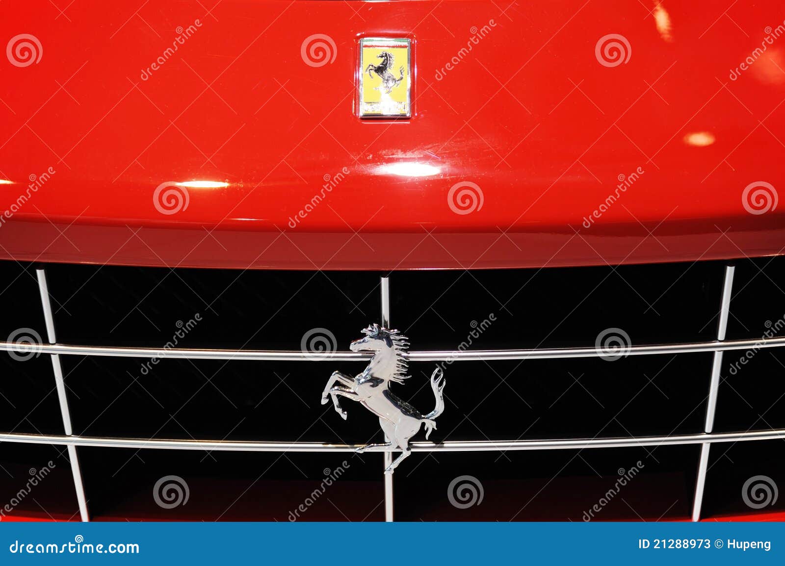 Italy ferrari logo editorial stock photo. Image of advertisement - 21288973