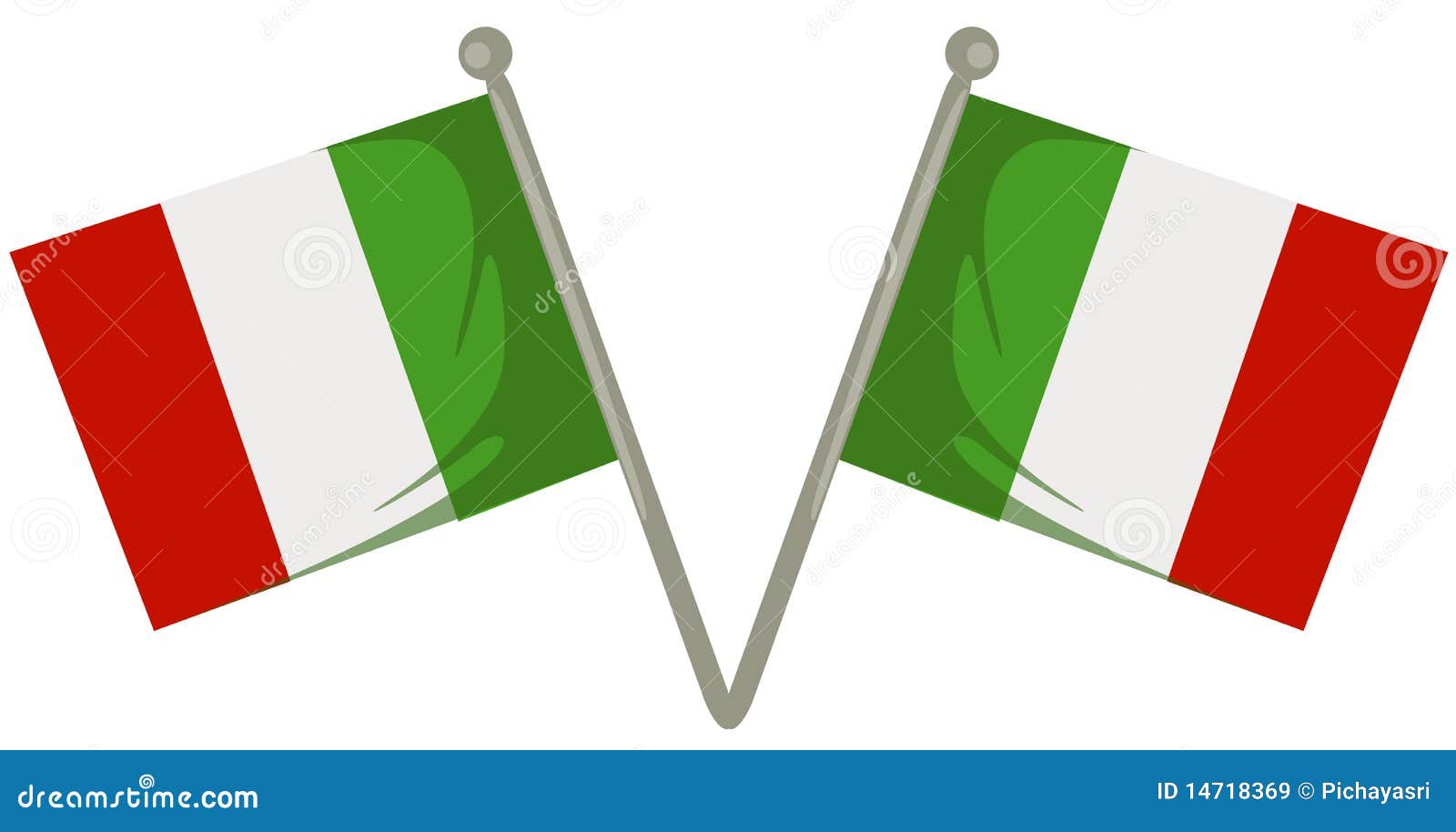 Italian Flag Cartoon