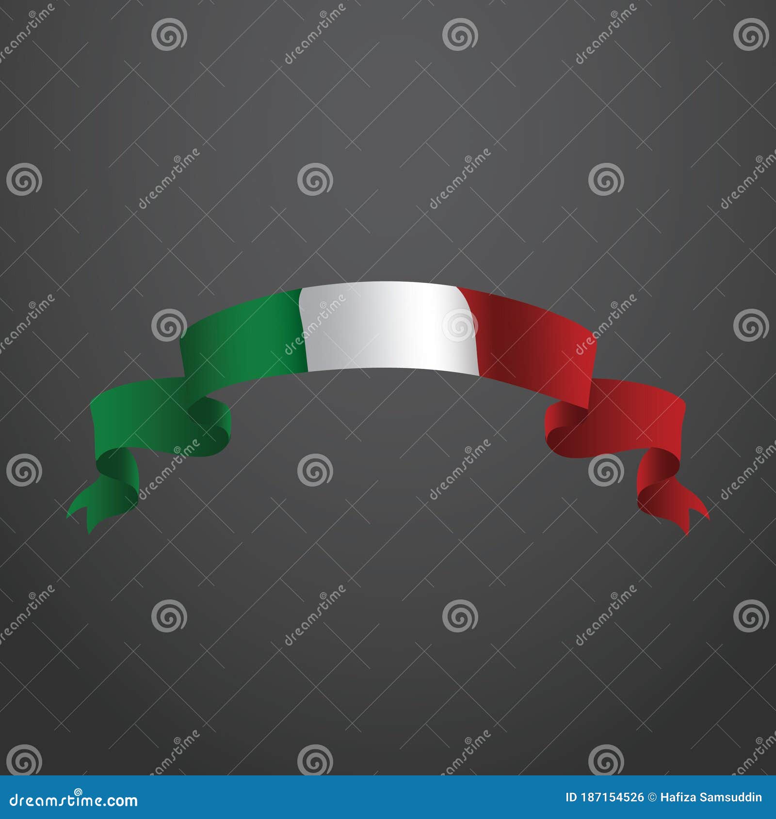 Italy Flag Banner. Vector Illustration Decorative Design Stock Vector ...