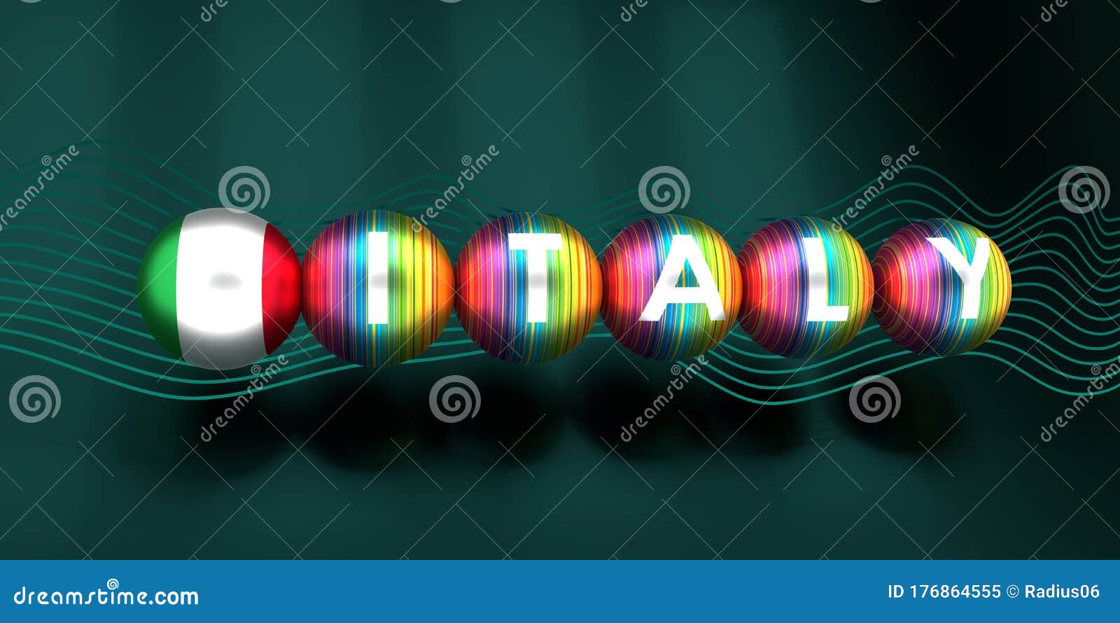Italy flag concept stock illustration. Illustration of cover - 176864555