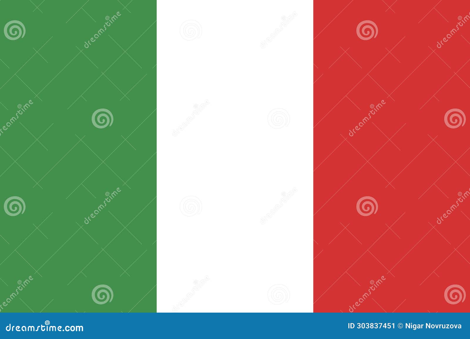 Italy Flag National Emblem Graphic Element Illustration Stock Vector ...