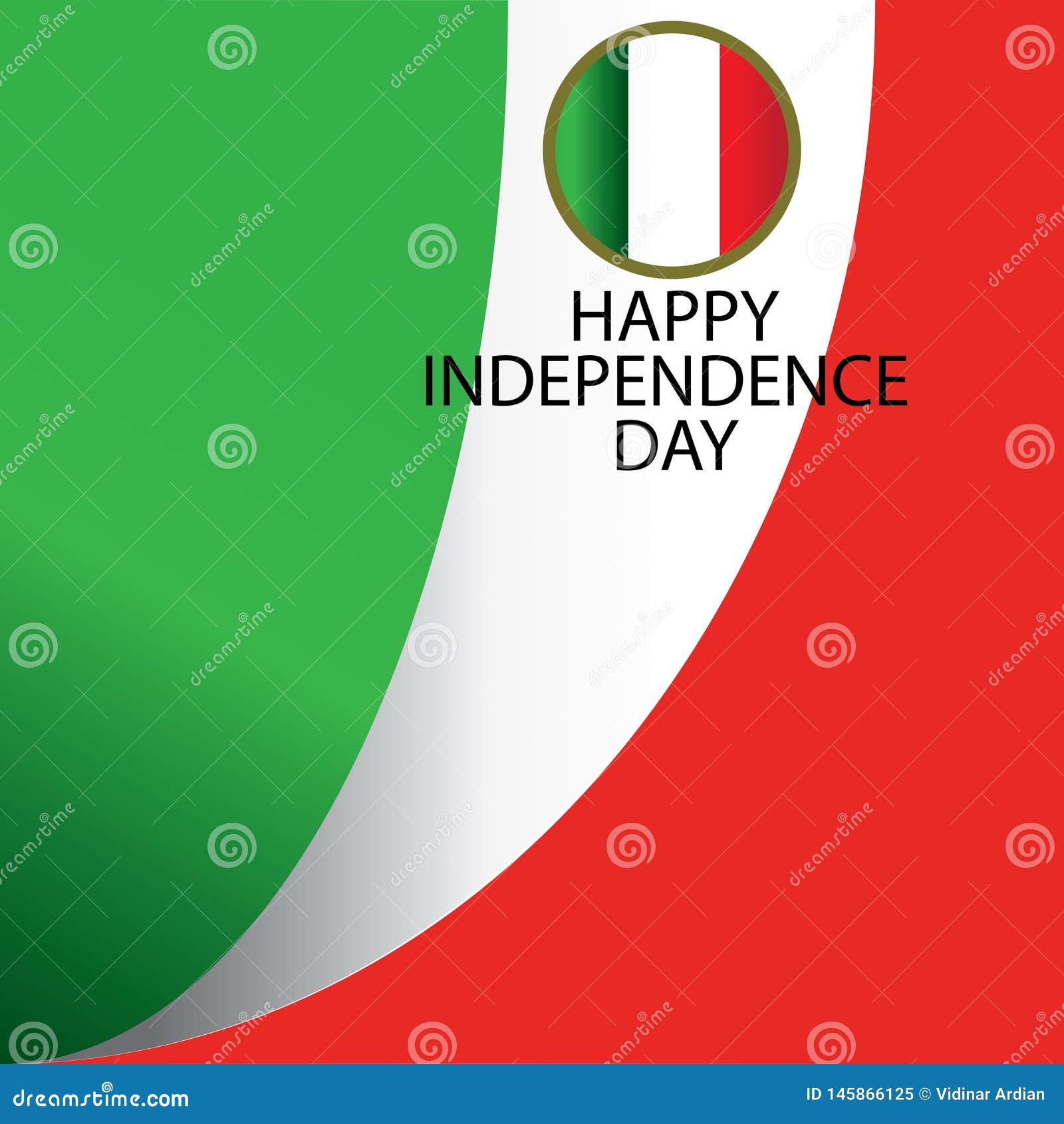 Italy Independence Day Vector Template Design Illustration - Vector ...