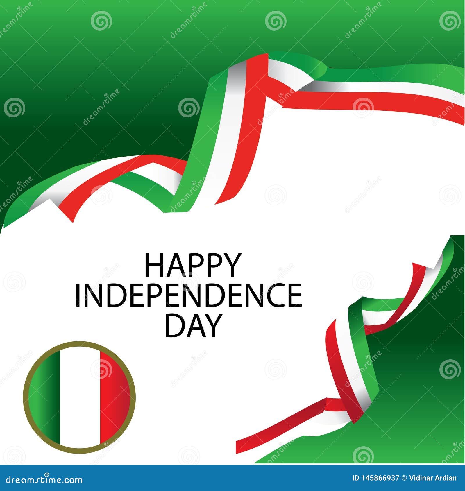 Italy Independence Day Vector Template Design Illustration - Vector ...