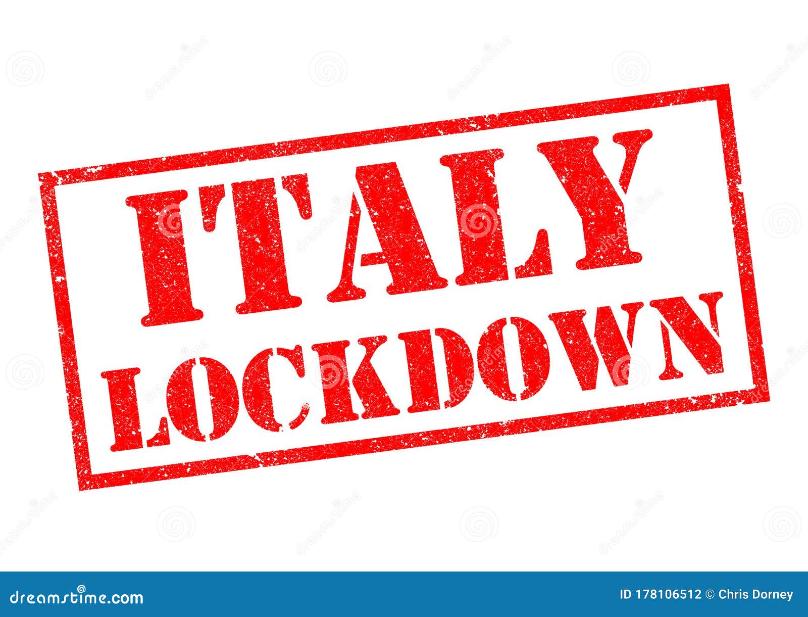 ITALY LOCKDOWN stock illustration. Illustration of quarantined - 178106512