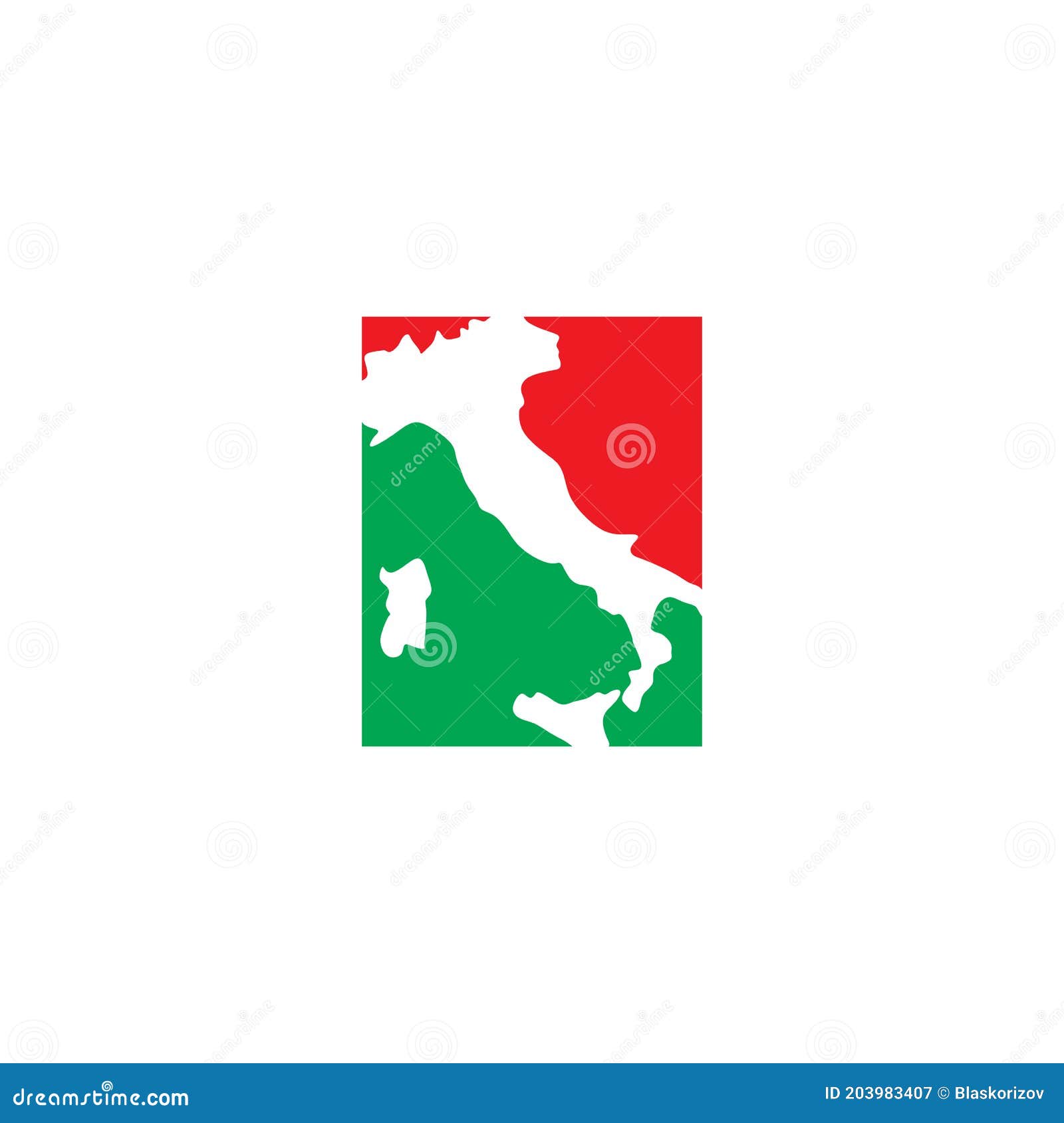 Italy Map Logo Icon Vector Symbol Element Stock Vector - Illustration ...