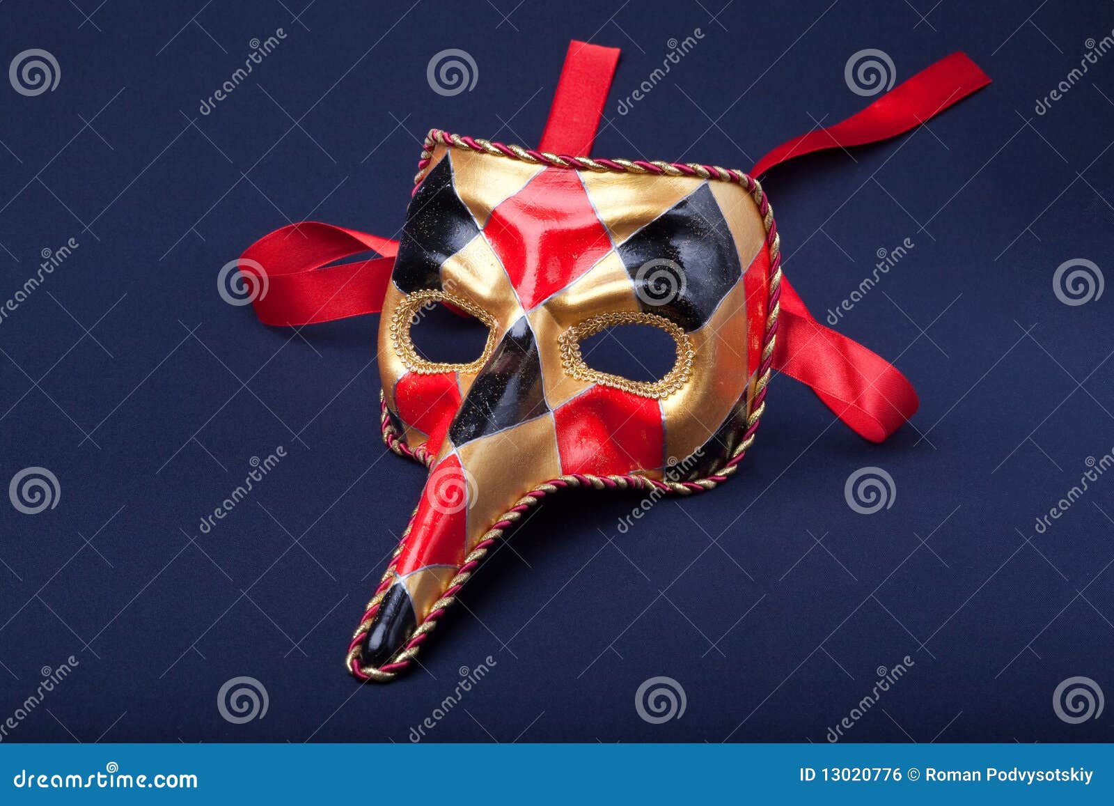 Italy mask on a black stock photo. Image of ball, mystery - 13020776
