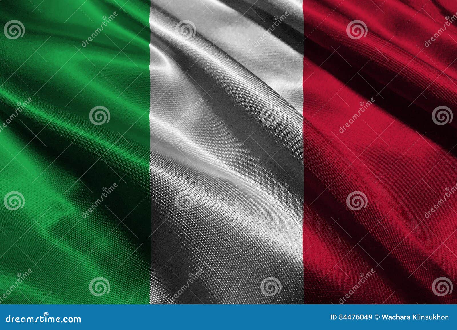 Italy National Flag Illustration Symbol. Stock Illustration ...