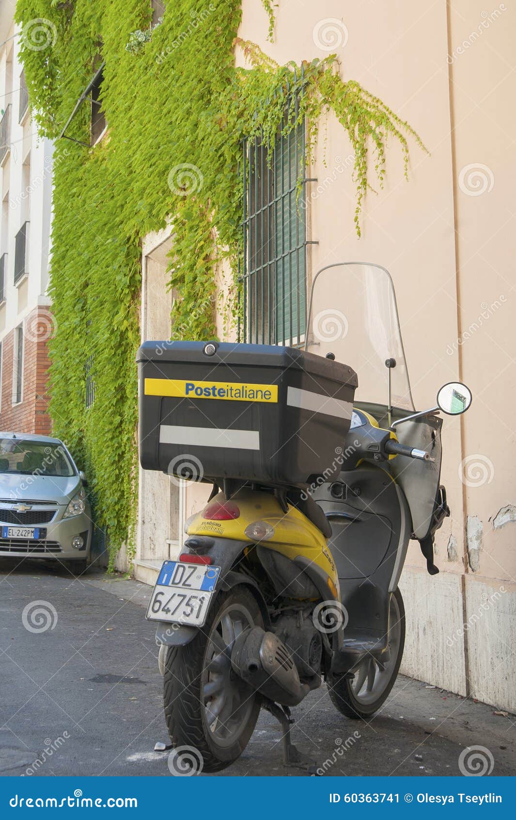 Italy, Pisa - AUGUST 12, 2013: the Scooter Postman. Editorial Photo ...