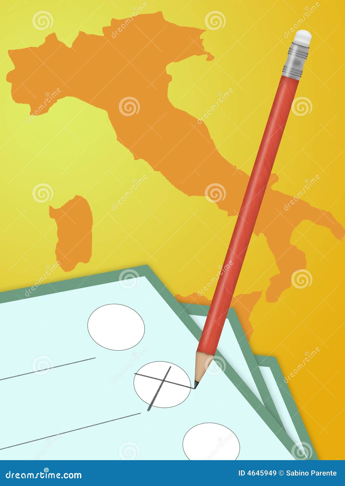 Italy Political vote stock illustration. Illustration of electoral ...