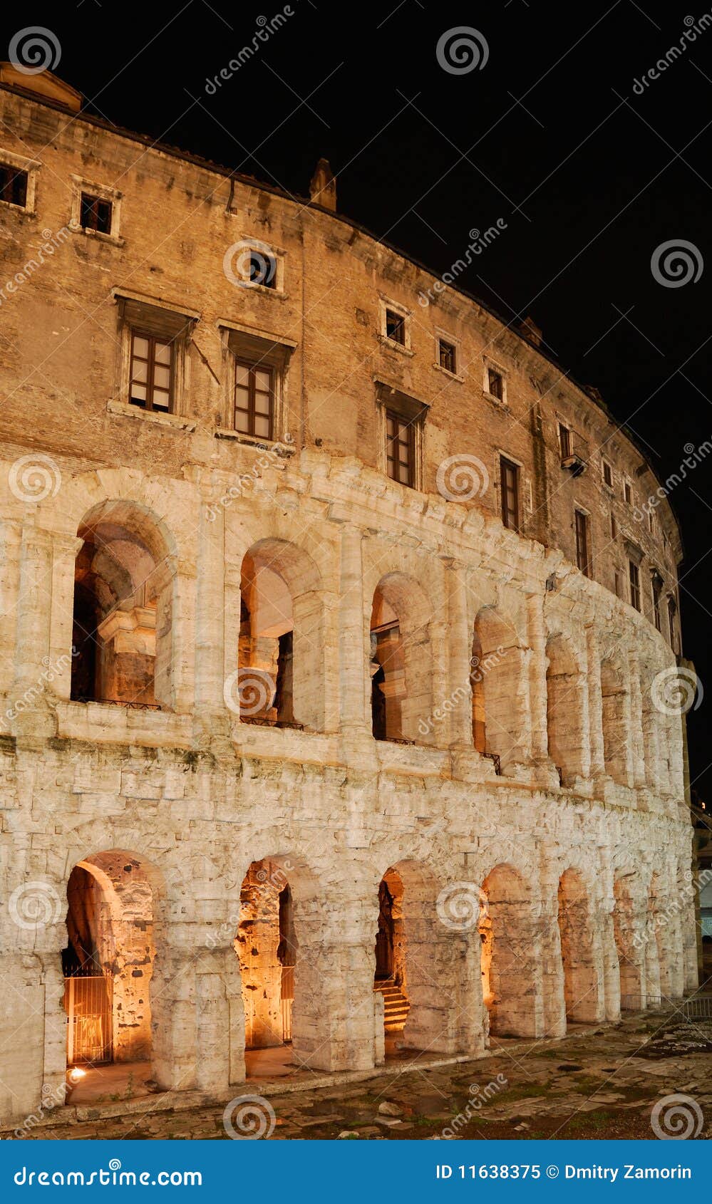 Italy, Roma, Forum Romanum. Colosseum. The Palatine Hil. Collis ...