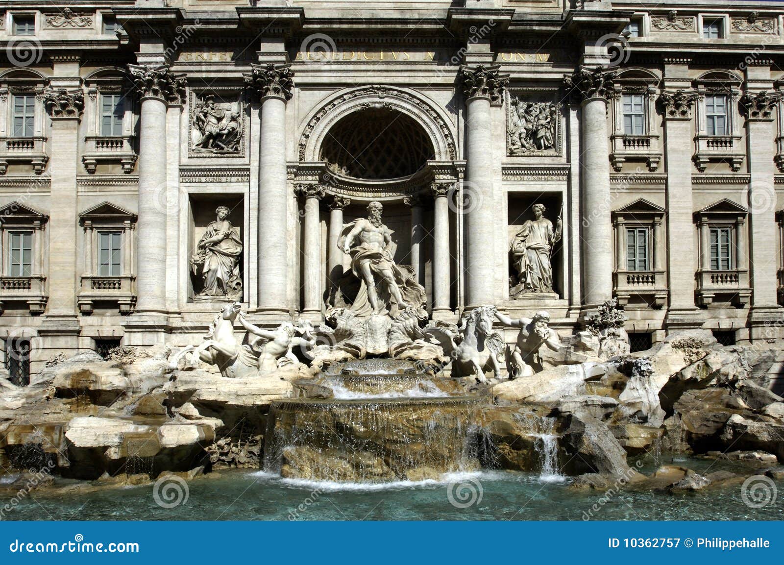 Italy, Roma, Forum Romanum. Colosseum. The Palatine Hil. Collis ...