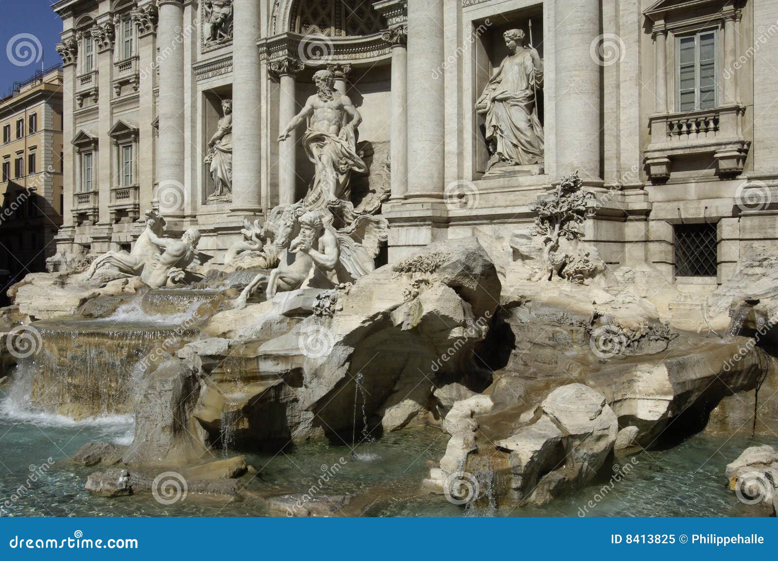 Italy, Roma, Forum Romanum. Colosseum. The Palatine Hil. Collis ...