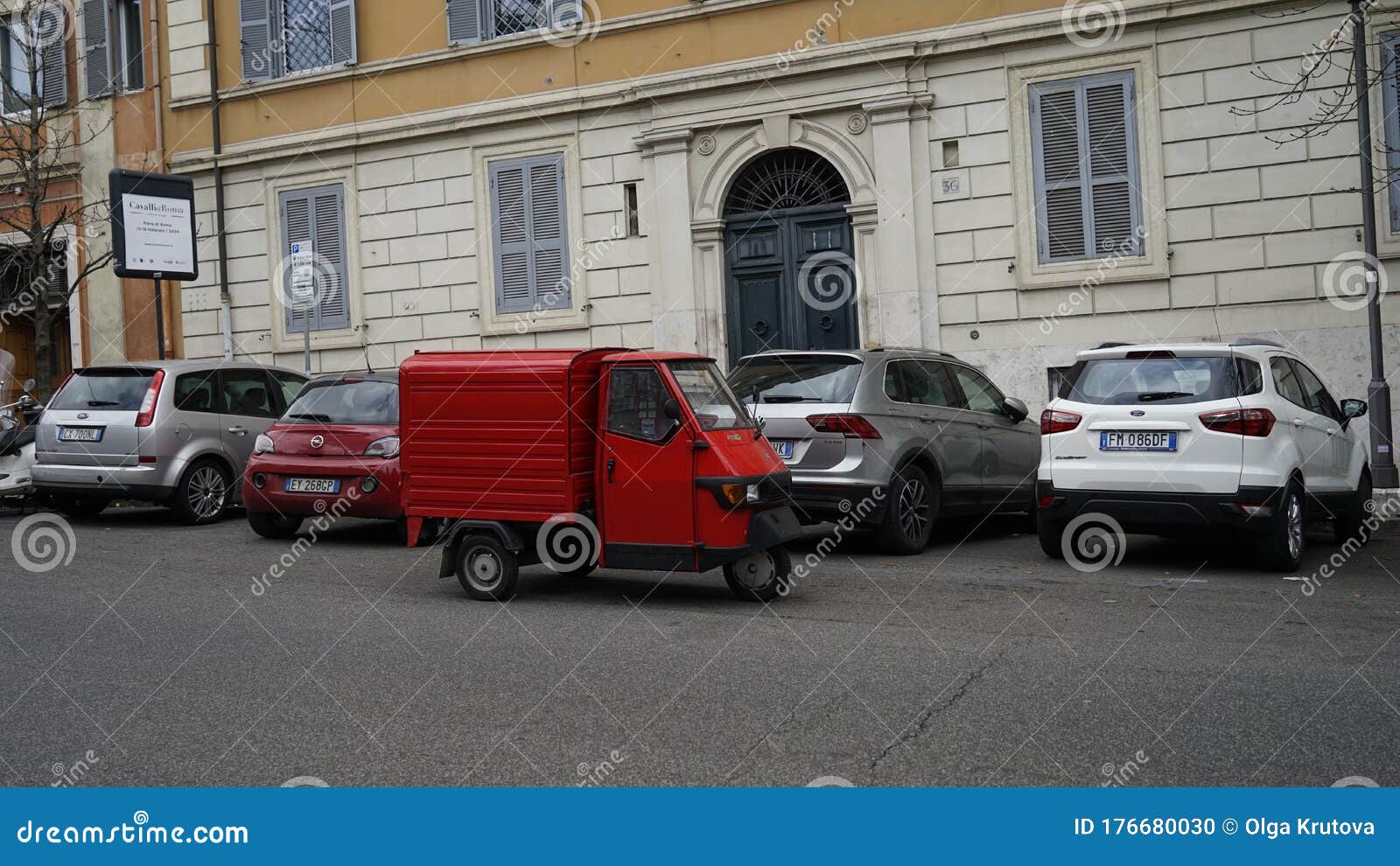 Italy, Rome rad car editorial image. Image of table - 176680030