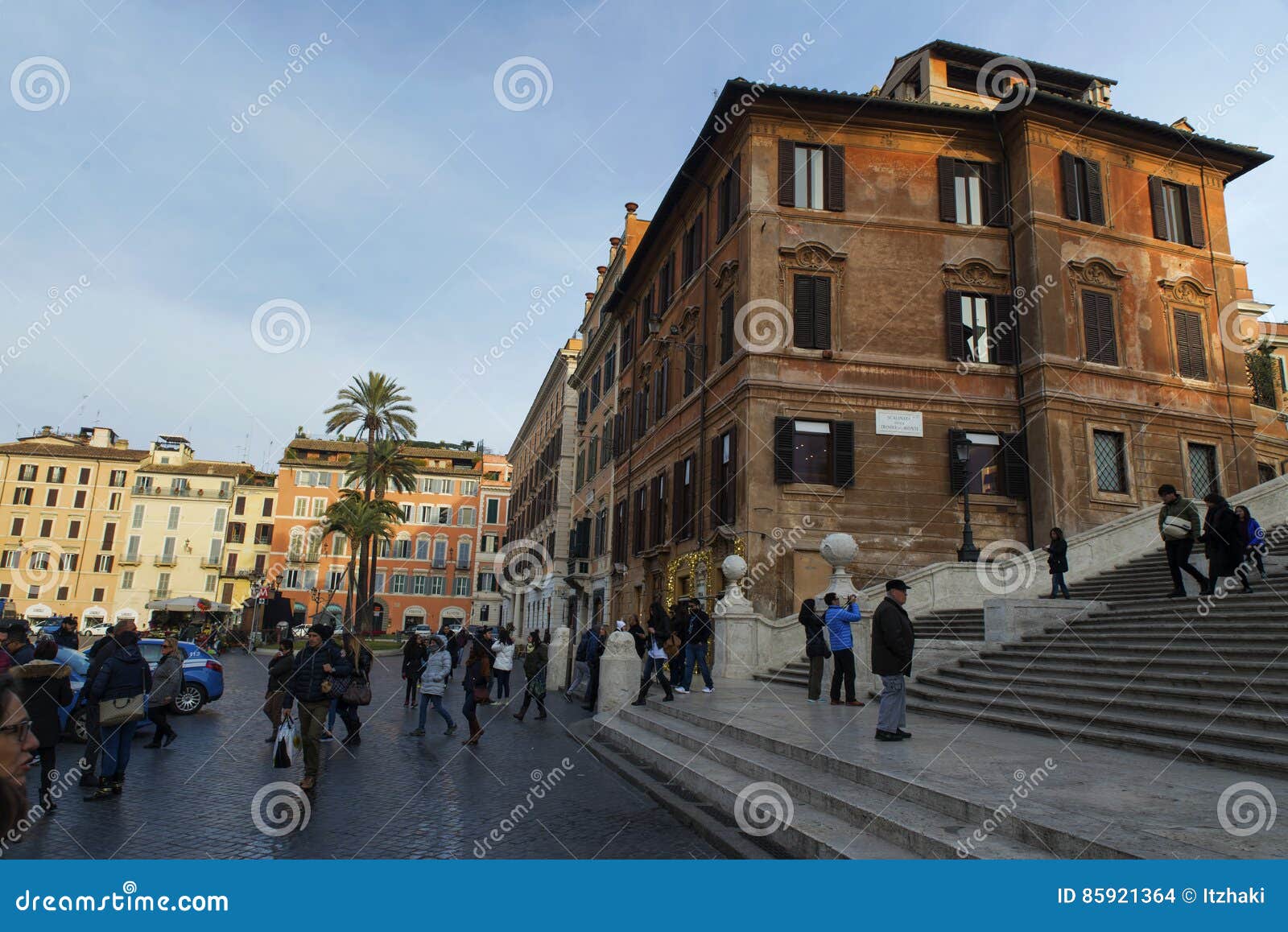 Italy Rome Spanish Steps editorial stock image. Image of piazza - 85921364