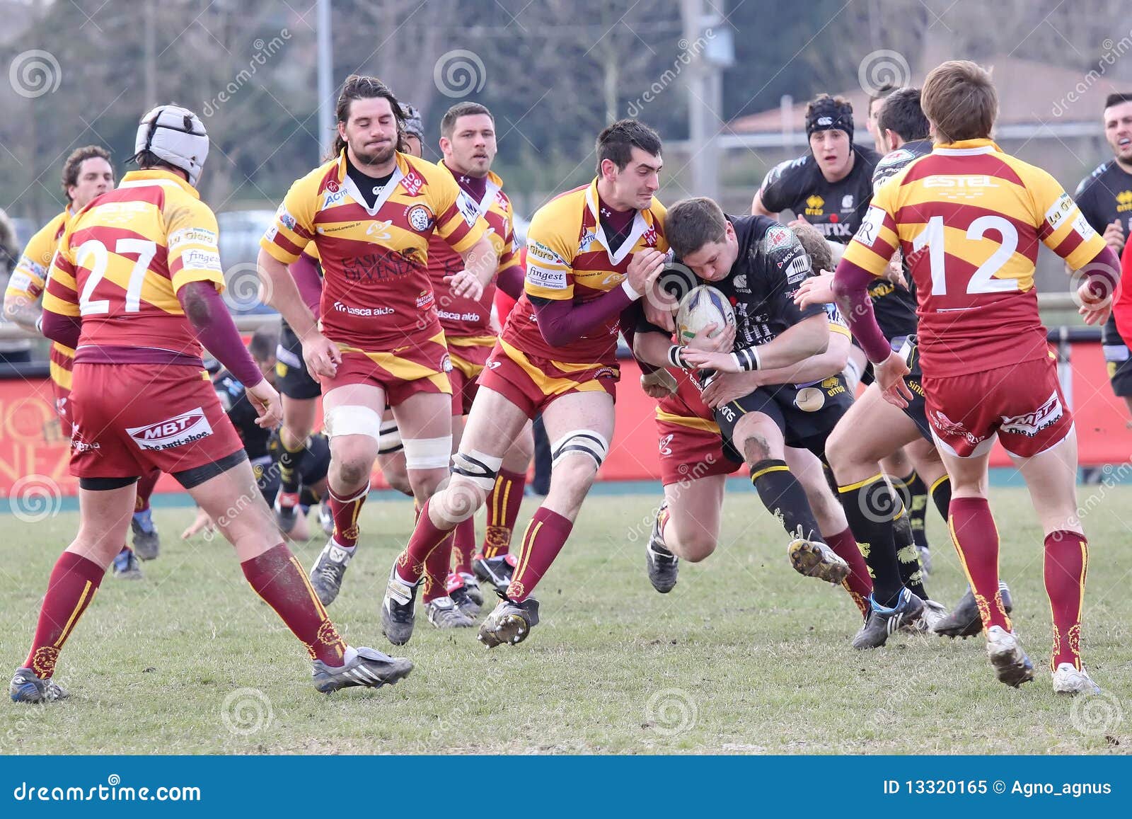 Italy Rugby Federation Cup Match Editorial Image - Image of tackle ...