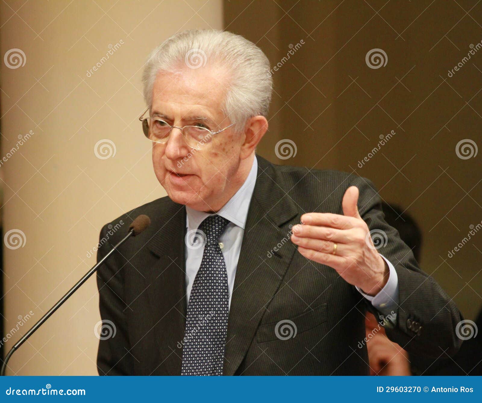ITALY S PREMIER MARIO MONTI Editorial Image - Image of propaganda ...