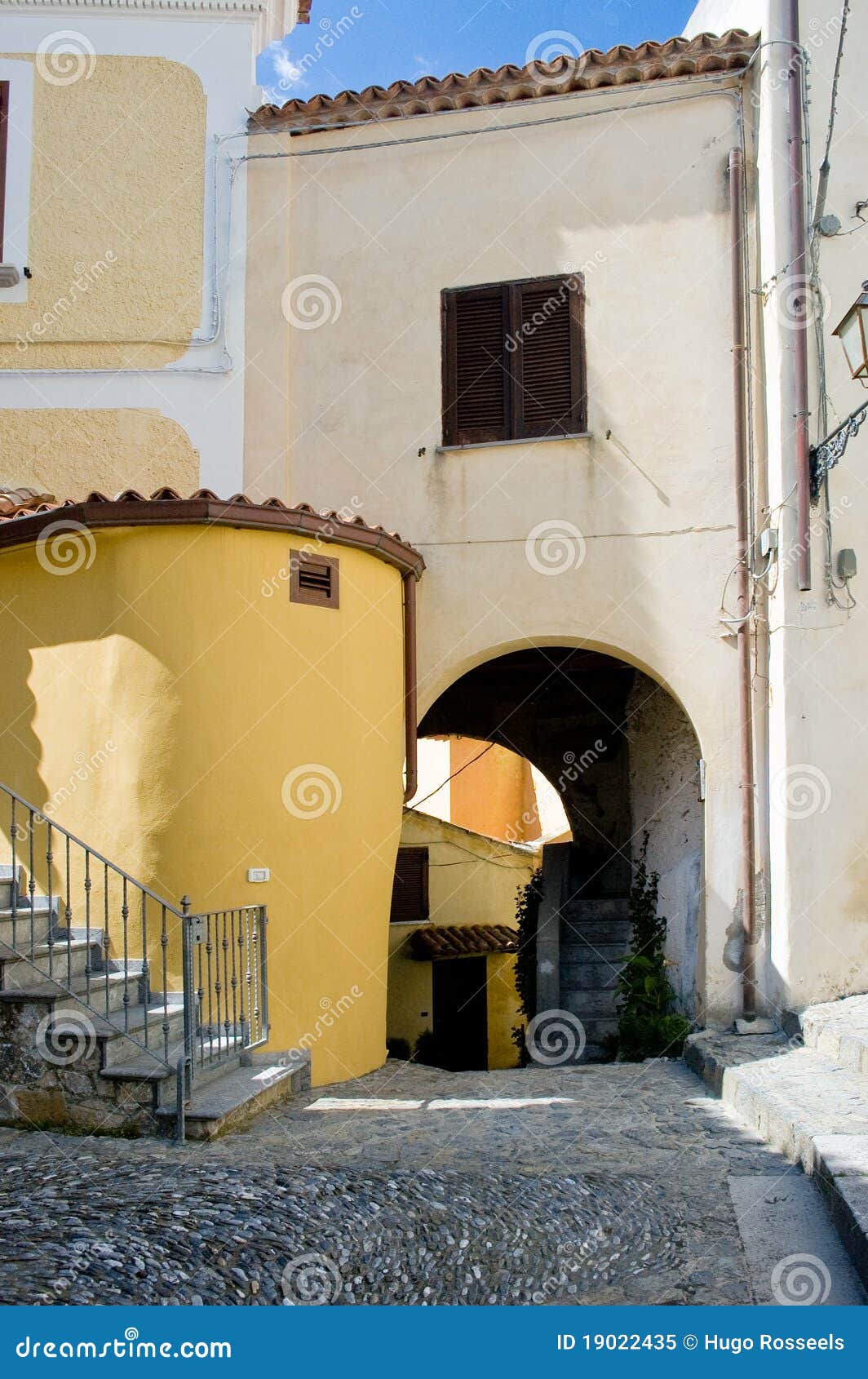 Italy Scalea Village stock image. Image of historical - 19022435