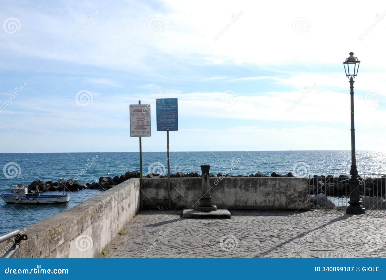 The Seafront of Salerno,South Italy,September 21,2024. Editorial ...