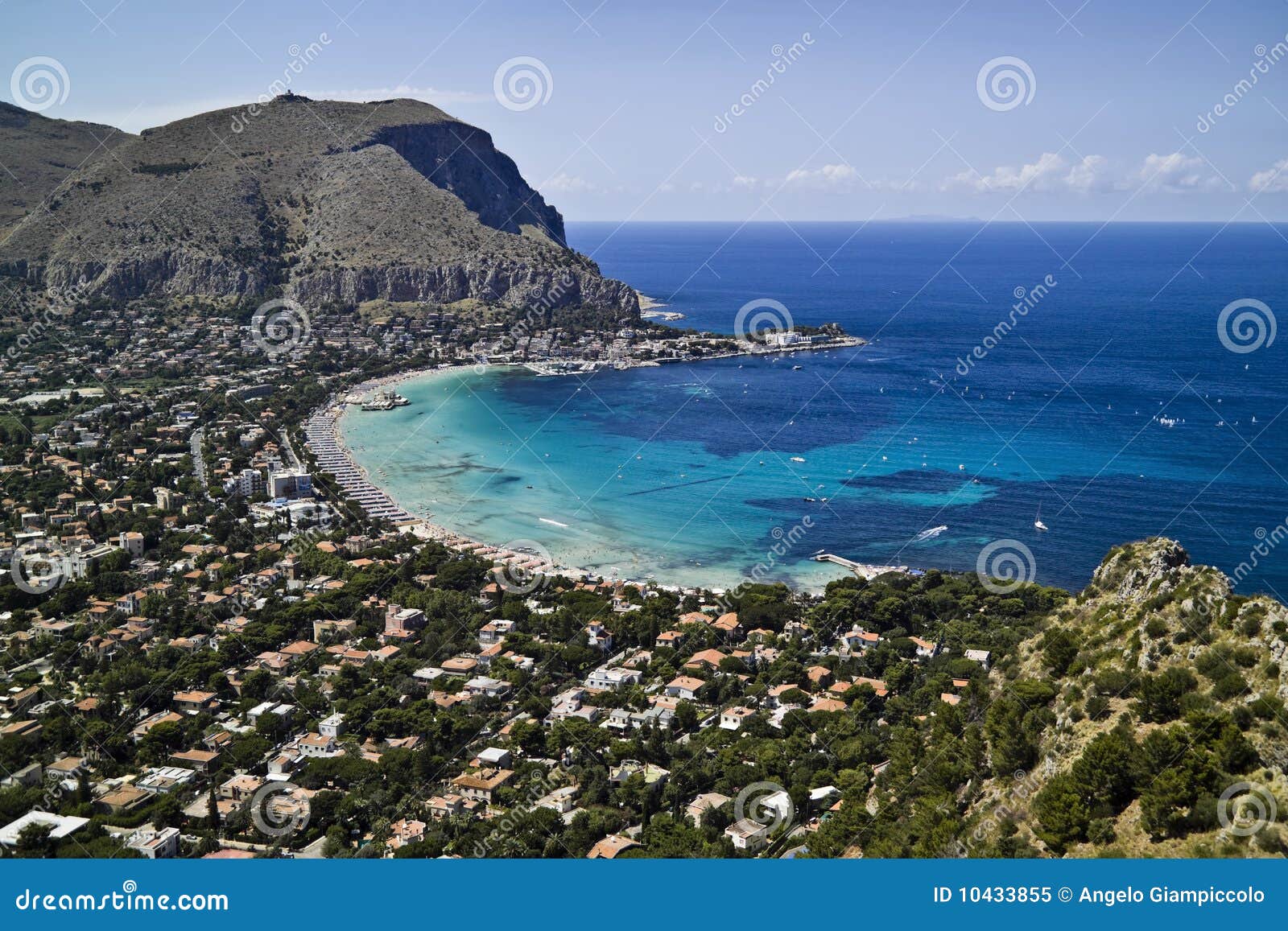 ITALY, Sicily, Mondello (Palermo) Stock Image - Image of living ...
