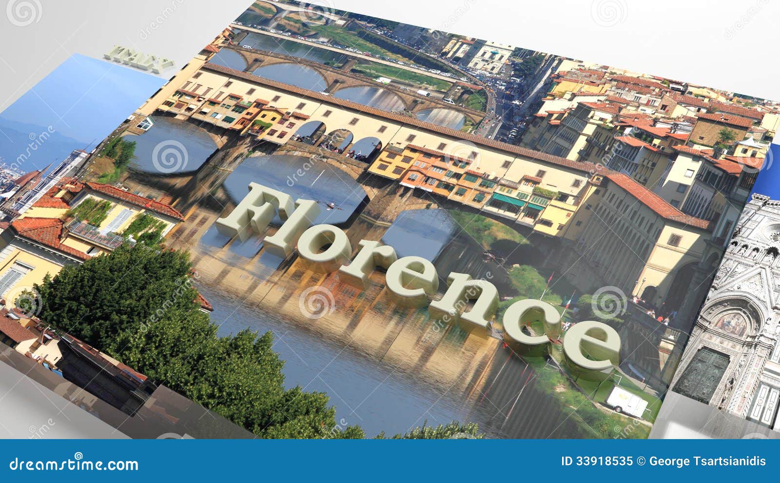 Italy Sightseeing in Slideshow Like Set Photos Stock Image - Image of ...