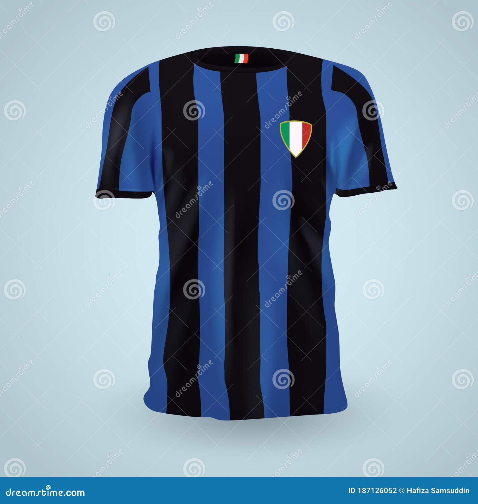 Italy Soccer Jersey. Vector Illustration Decorative Design Stock Vector ...