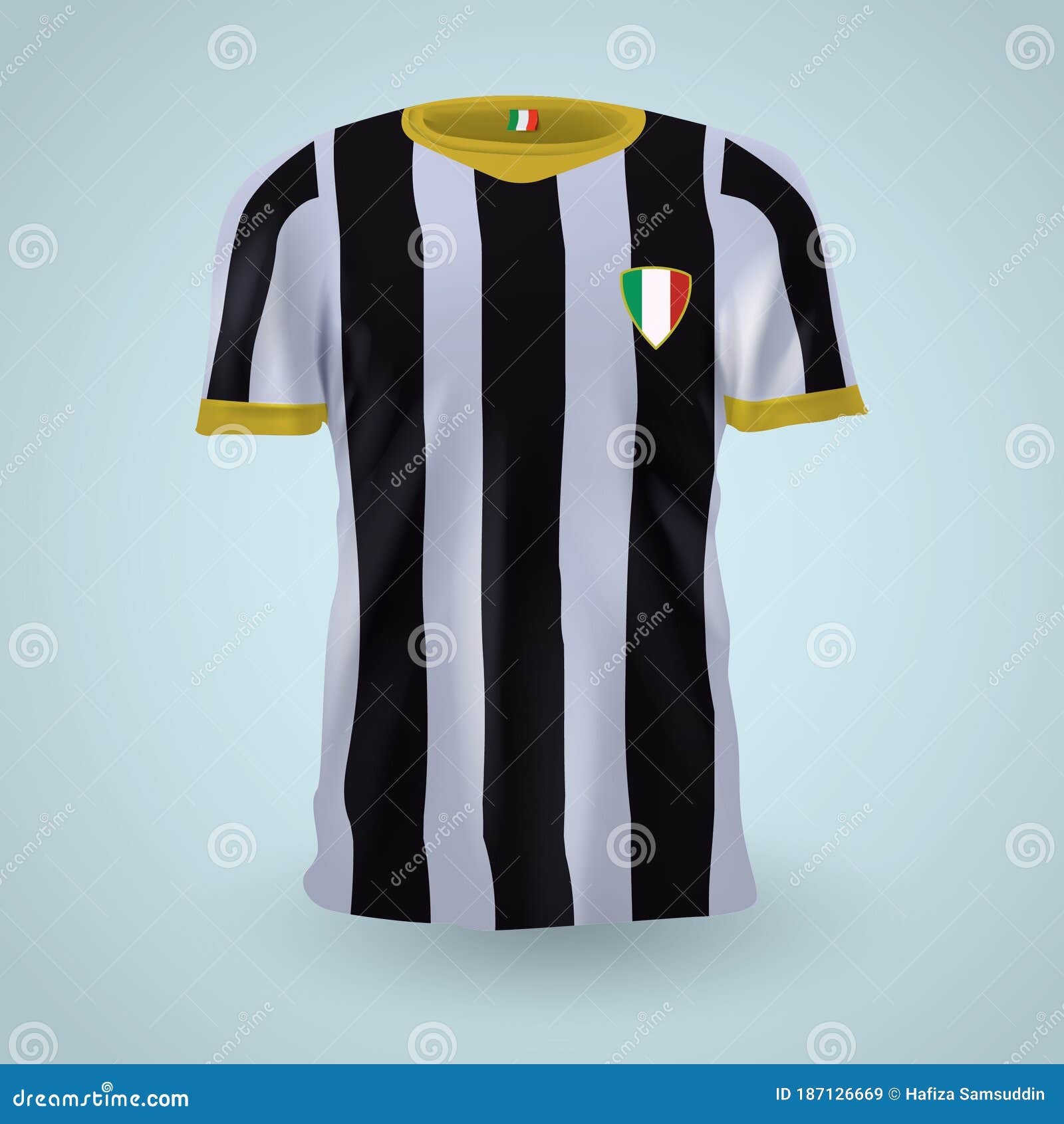Italy Soccer Jersey. Vector Illustration Decorative Design Stock Vector ...