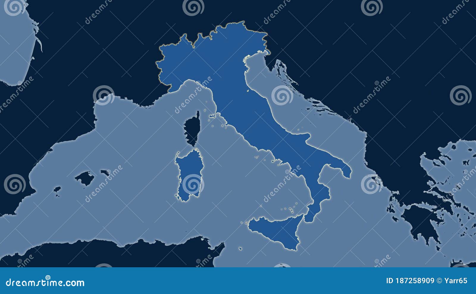 Italy - solid. Composition stock illustration. Illustration of ...