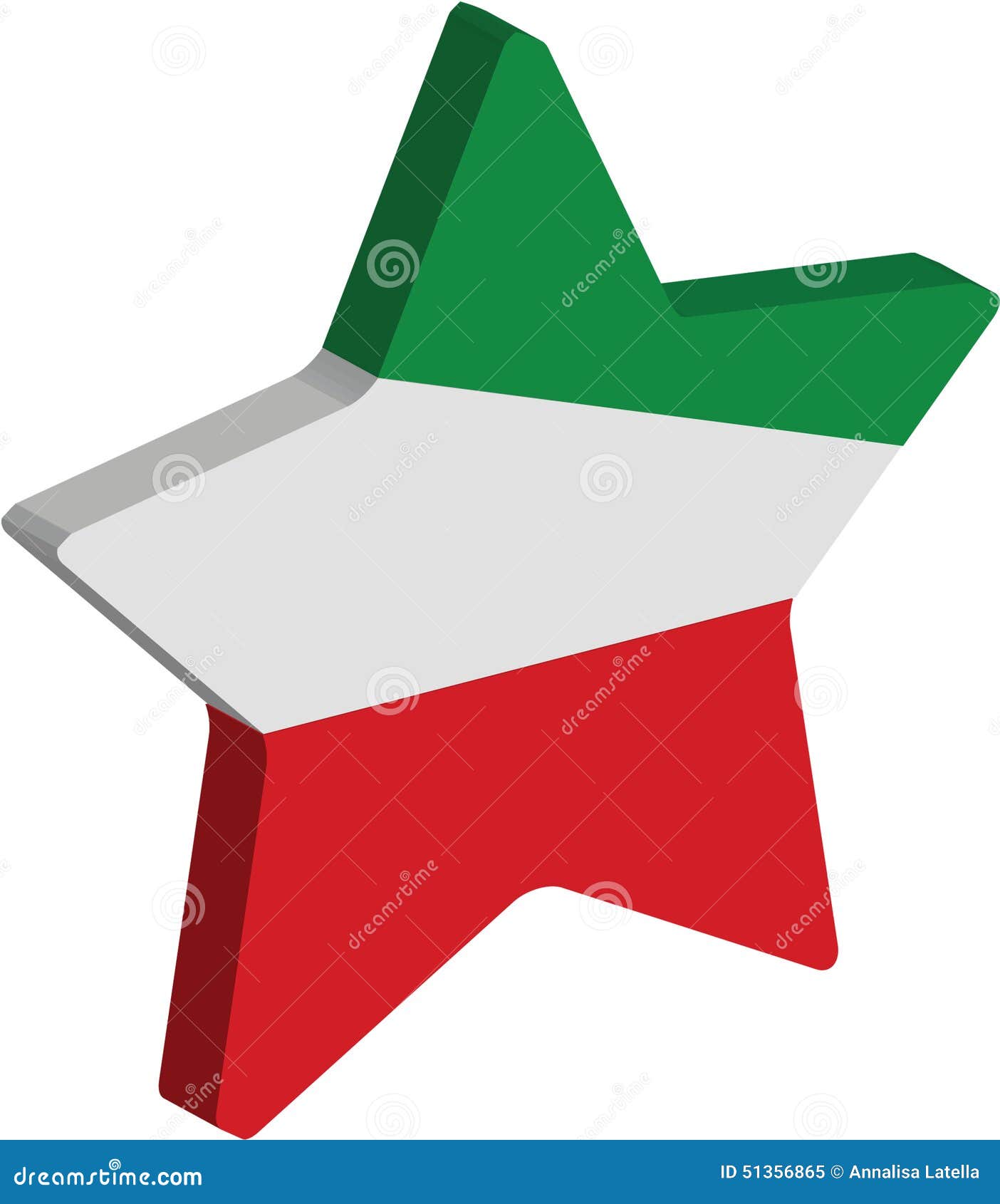 Italy star stock illustration. Illustration of victory - 51356865