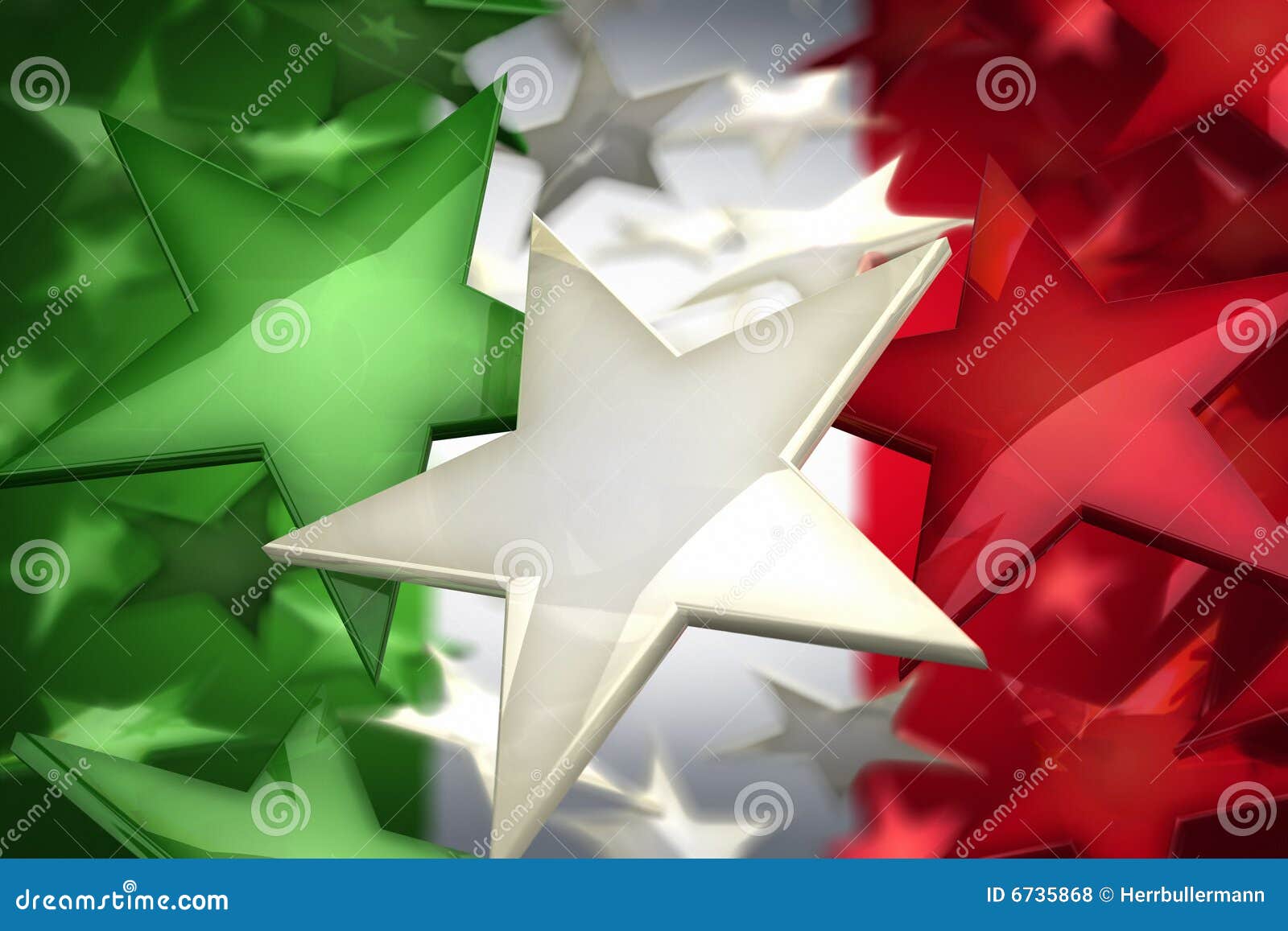 Italy stars stock illustration. Illustration of white - 6735868
