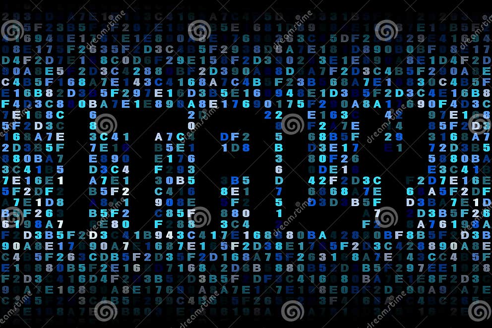 Italy Text on Hex Code Illustration Stock Illustration - Illustration ...