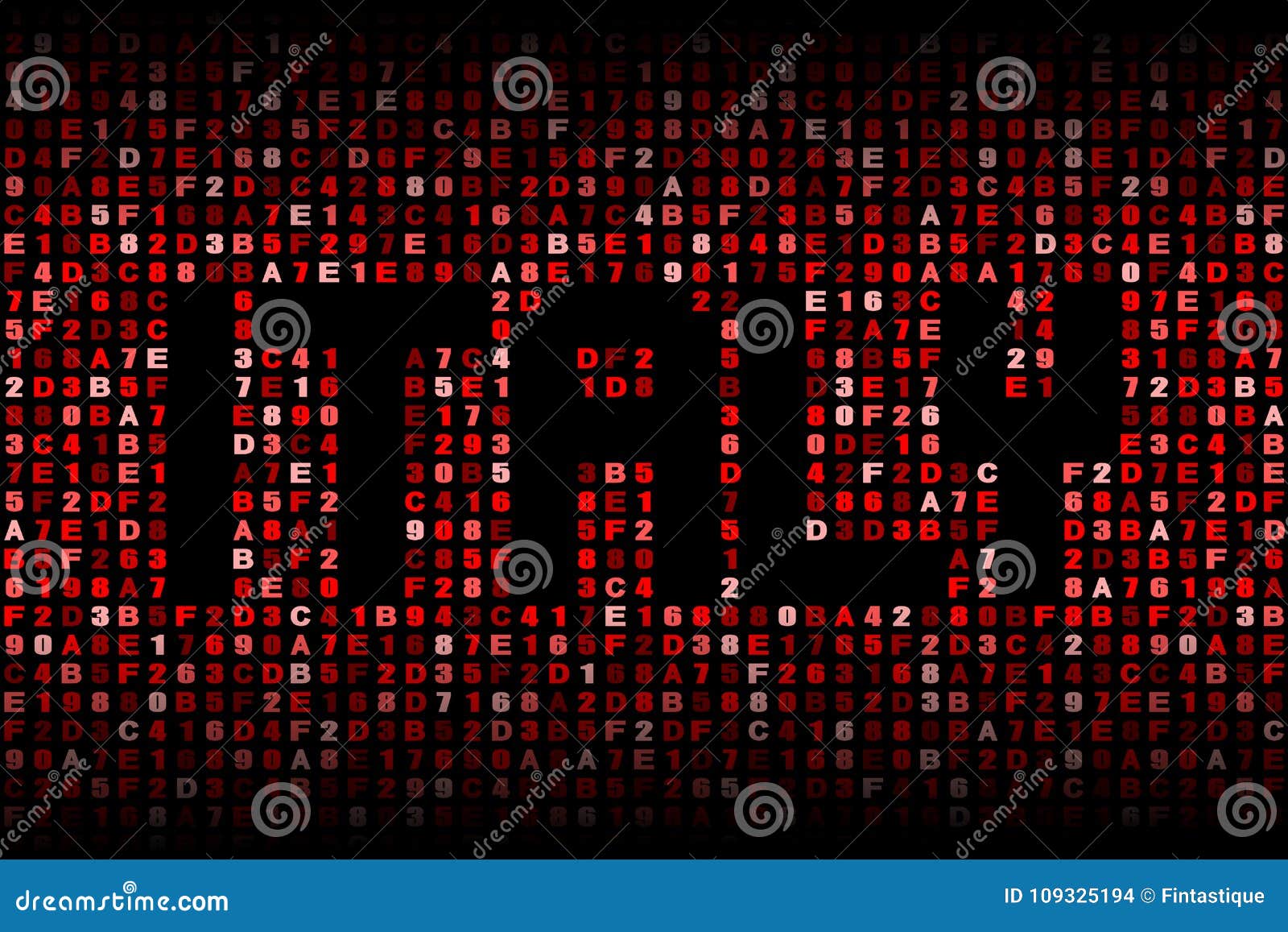 Italy Text on Hex Code Illustration Stock Illustration - Illustration ...
