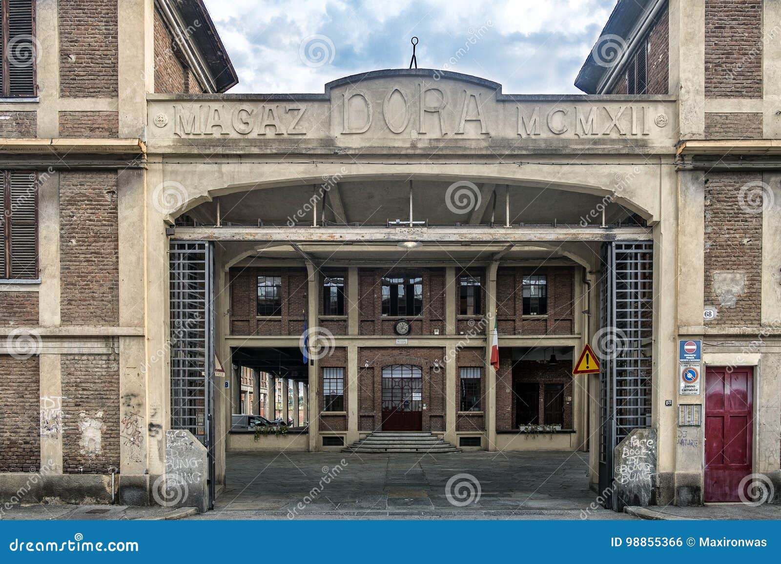 Italy - Turin - ex factory editorial photo. Image of unemployment ...