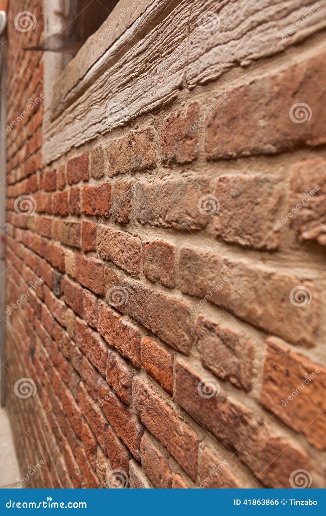 Italy, Venice, Ancient Brick Wall Stock Photo - Image of north, cracks ...