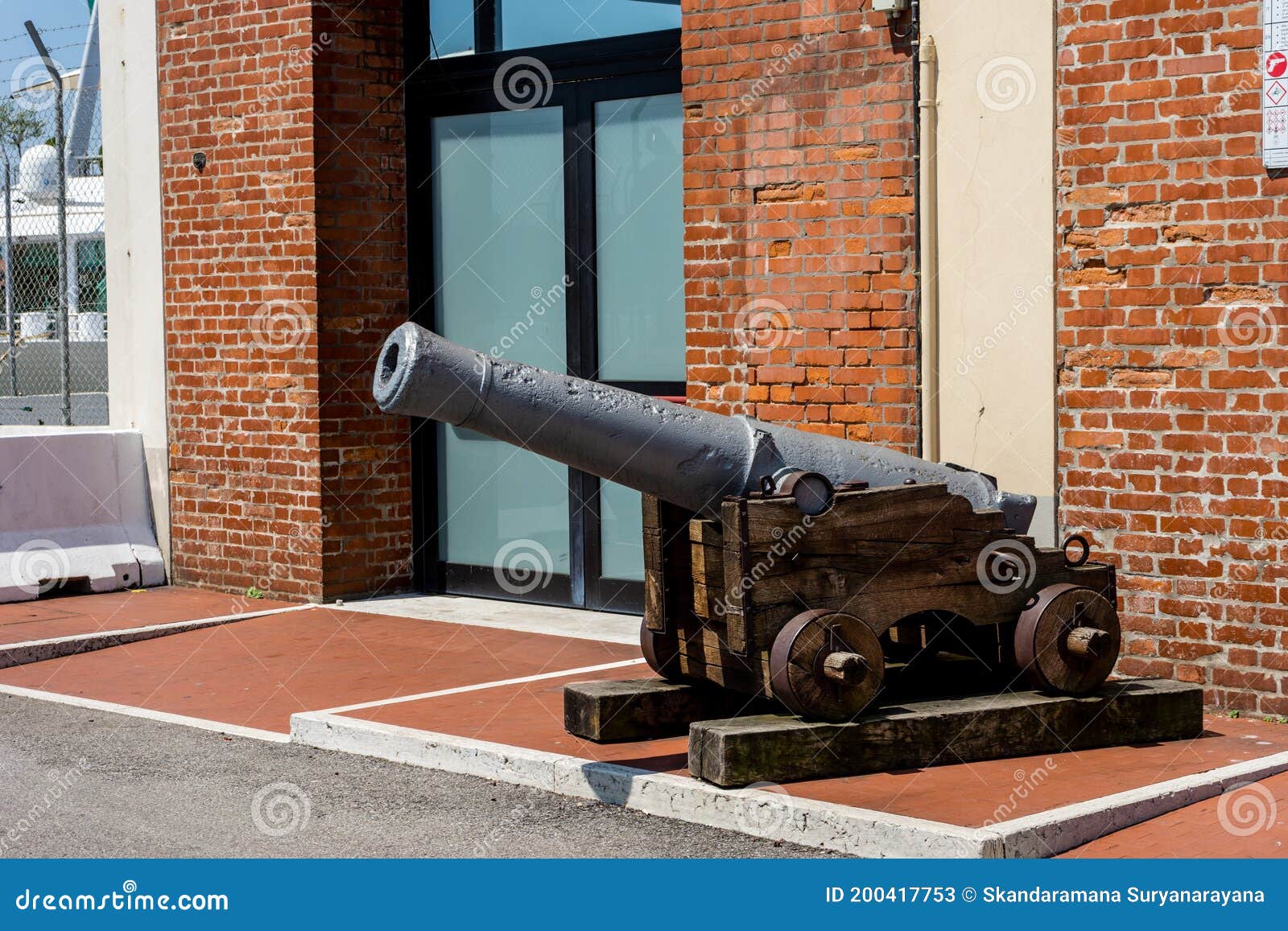 Italy, Venice, an Old Canon Stock Image - Image of famous, canal: 200417753