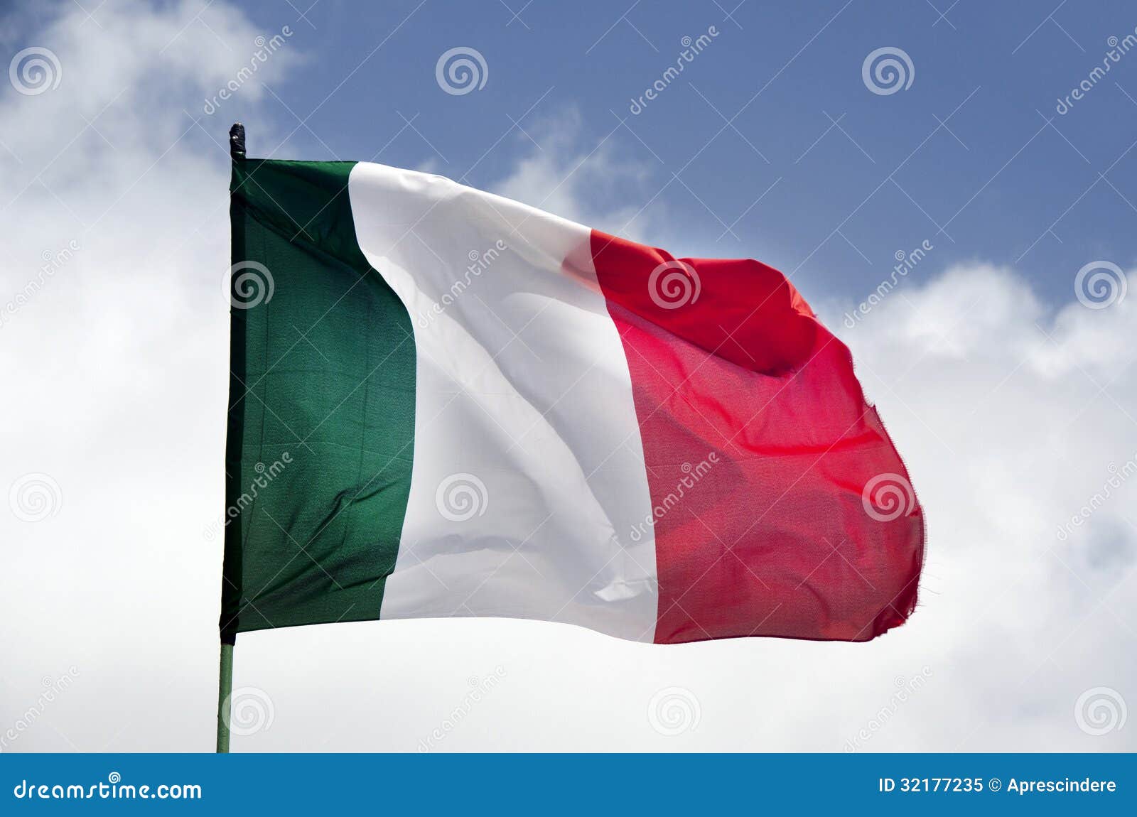 Italy Flag Waving